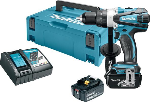 Makita Akumulatorska bušilica 18V, 13mm, 2st