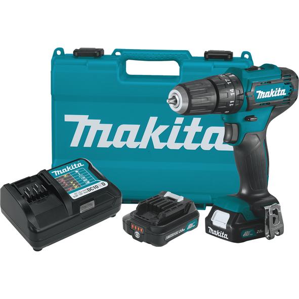 Makita Akumulatorska bušilica čekic´a 12V mak, 10mm, 2st