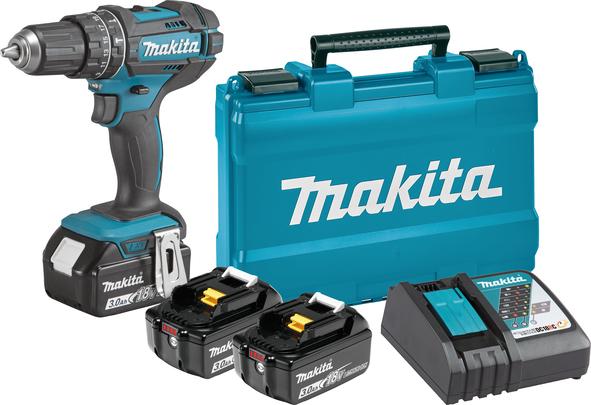 Makita Akumulatorska bušilica čekic´a 18V, 13mm, 2sp