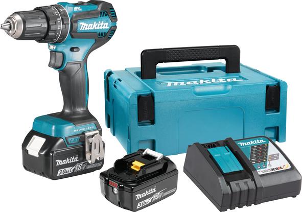 Makita Akumulatorska bušilica čekic´a 18V, 13mm, 2sp