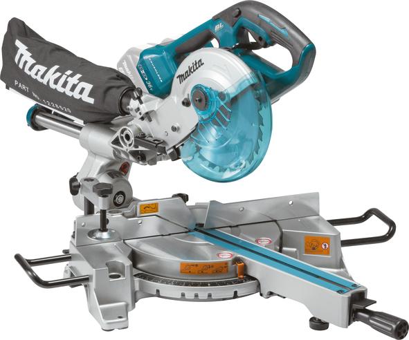 Makita Akumulatorska klizna kompozitna testera 18+18V, 190mm