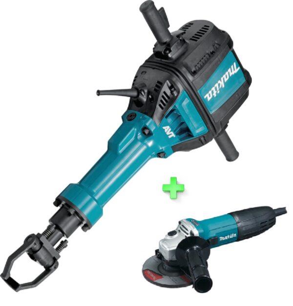 Makita Električni čekić za Rušenje 2.000V + Ugaona brusilica 125mm 720W