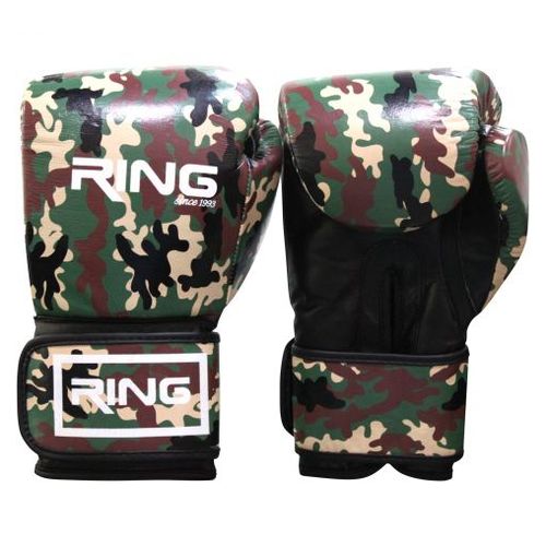 RING rukavice za boks 10 OZ kozne - RS 3311-10 army