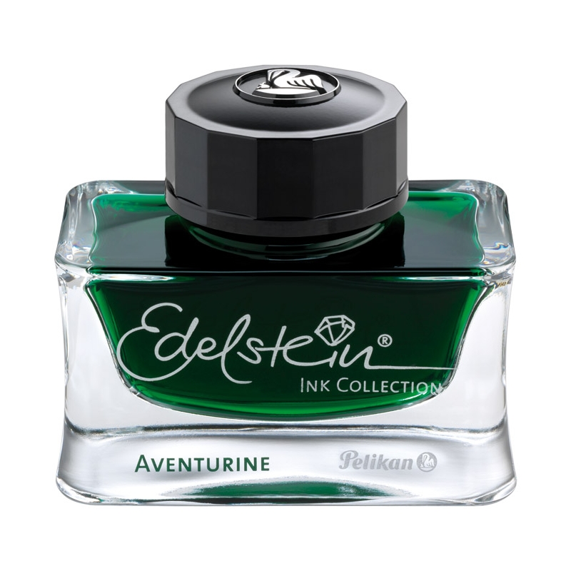 Tinta za nalivpero bočica 50ml Edelstein Pelikan 339366 tamno zelena (aventurine)