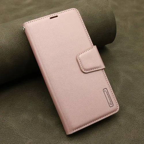 Futrola - maska BI FOLD HANMAN II za Xiaomi Redmi Note 12 5G svetlo roze (MS)