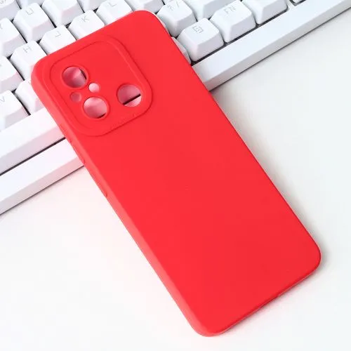 Futrola - maska Silikon Pro Camera za Xiaomi Redmi 12C crvena