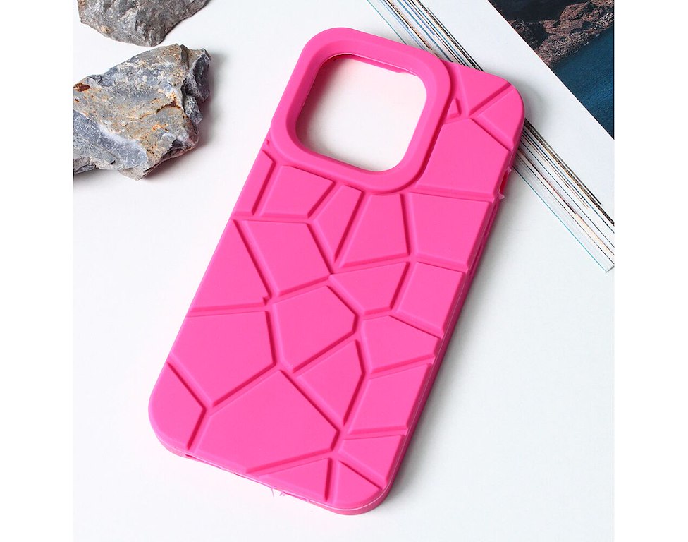 Futrola Color Stone - iPhone 14 Pro pink