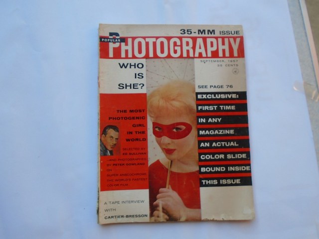 Popular photography 35 mm issue sep 1957.