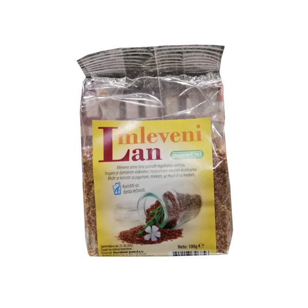 Lan mleveni 100g Macrobiotic Prom