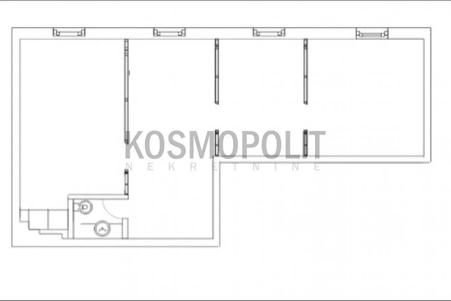 Prodaja, poslovni prostor, 118m2, Vračar Hram, Vračar, Beograd