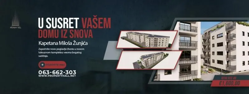 Prodaja, jednosoban stan, 40m², Mirijevo Sve Podlokacije, Beograd