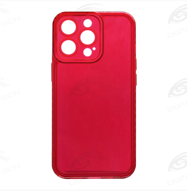 iPhone 13 Pro Clear color silikonska futrola (Red)