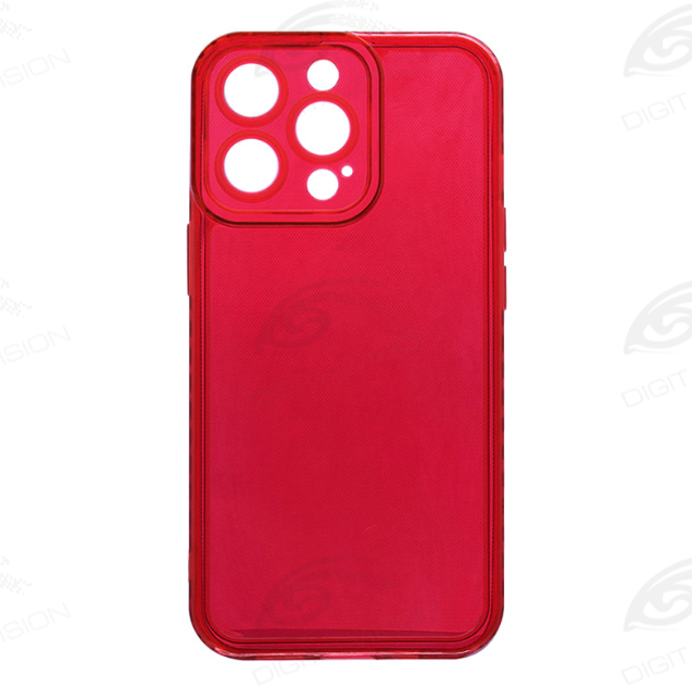 iPhone 14 Pro Clear color silikonska futrola (Red)