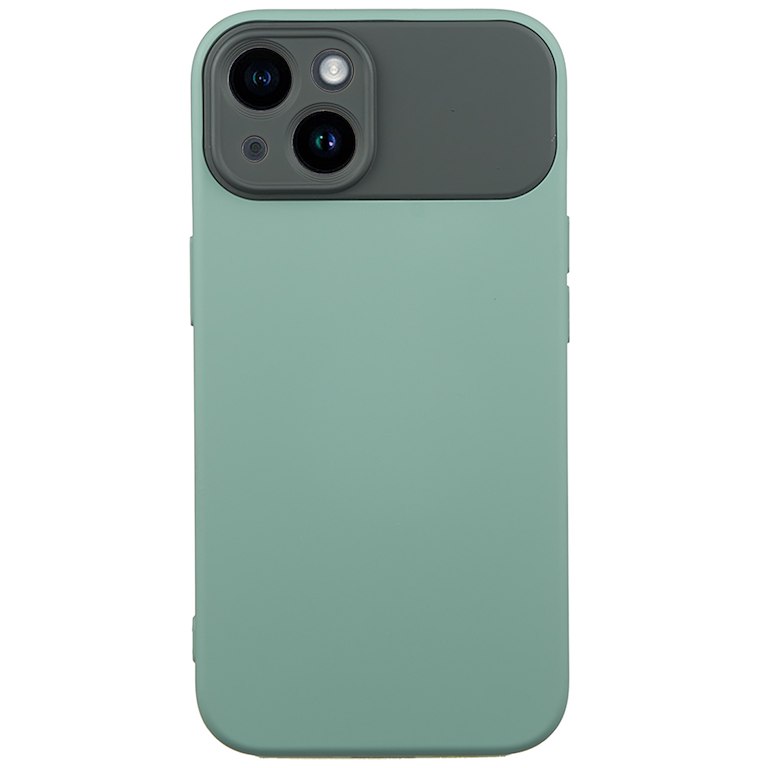 TPU MATTE DUO for iPhone 14 (6.1") zeleno-crna