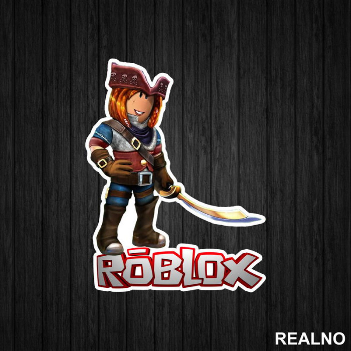 EZEBEL - THE PIRATE QUEEN - ROBLOX - NALEPNICA