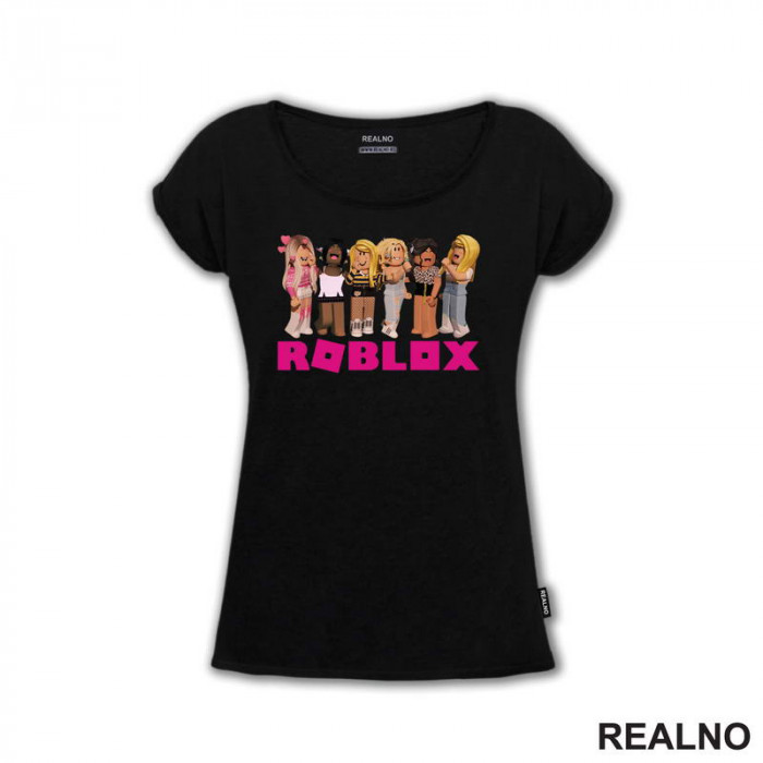 GIRLS - PINK - ROBLOX - MAJICA