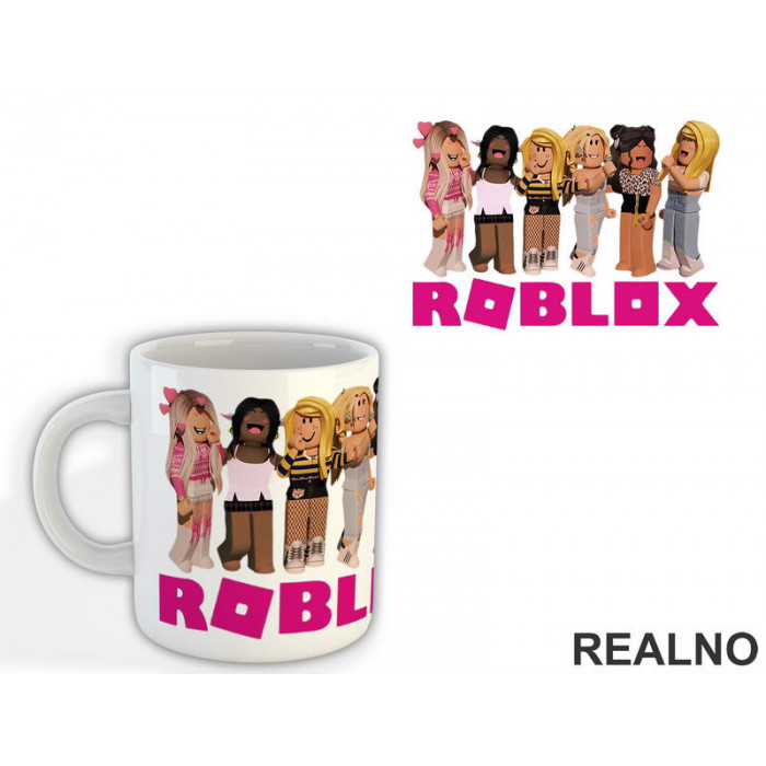 GIRLS - PINK - ROBLOX - ŠOLJA