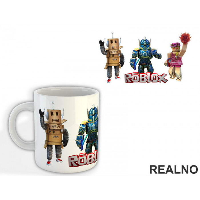 MR ROBOT, BLUE PALADIN AND BOHO GIRL - ROBLOX - ŠOLJA