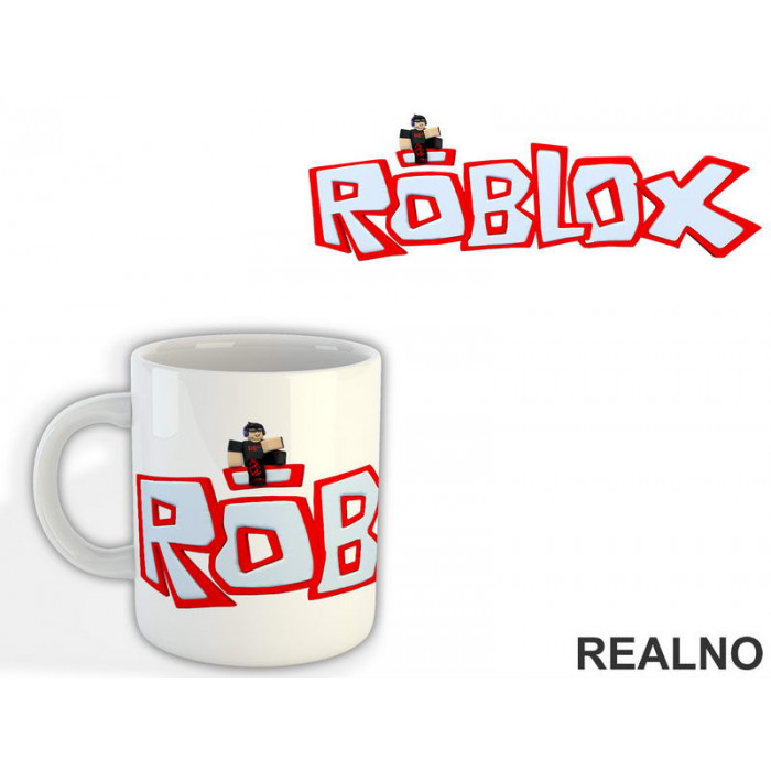 SITTING ON THE LOGO - ROBLOX - ŠOLJA