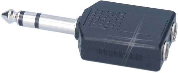 ADAPTER 6.3mm-6.3mm x 2