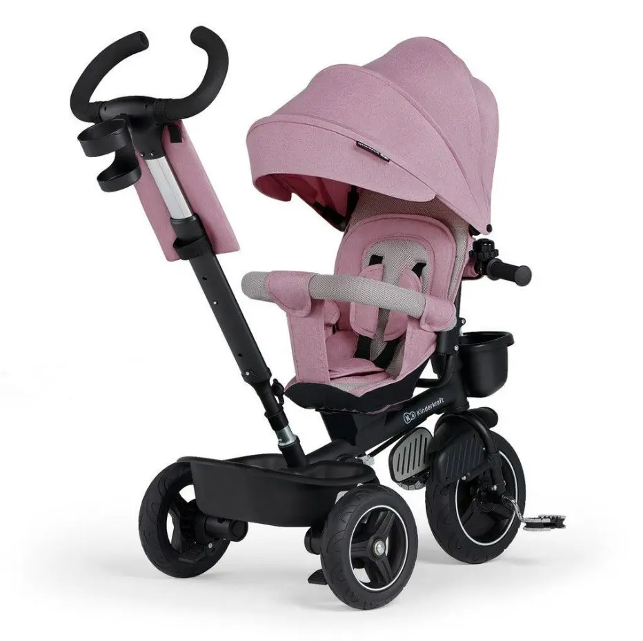 KINDERKRAFT Tricikl guralica SPINSTEP roze