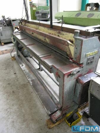 Schuler ST 1,25 x 2500 Tafelschere giljotinske makaze