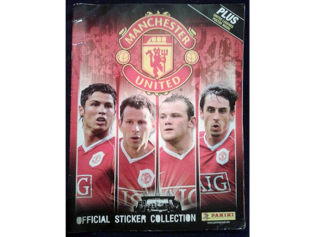 Album za sličice Manchester United 2006/07.