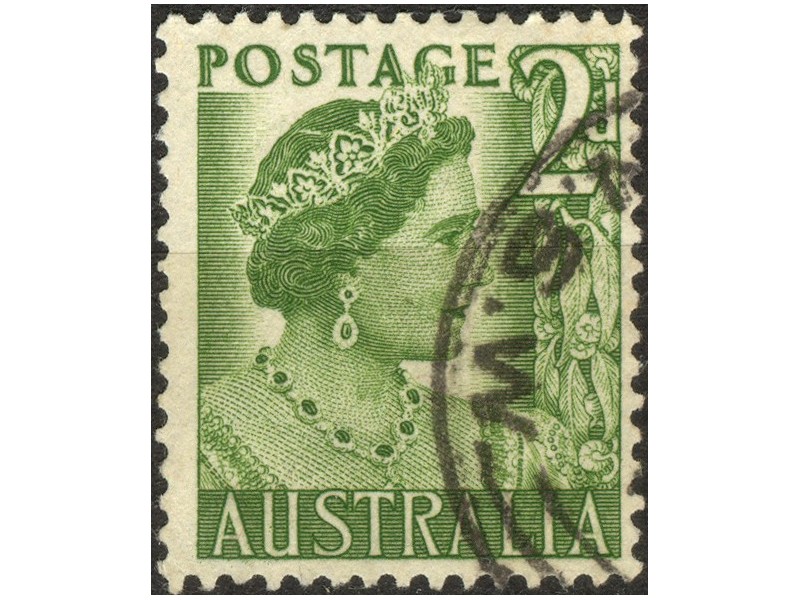 kt594i, 28. mart.1951. Australia Mi205(-o-)1/2