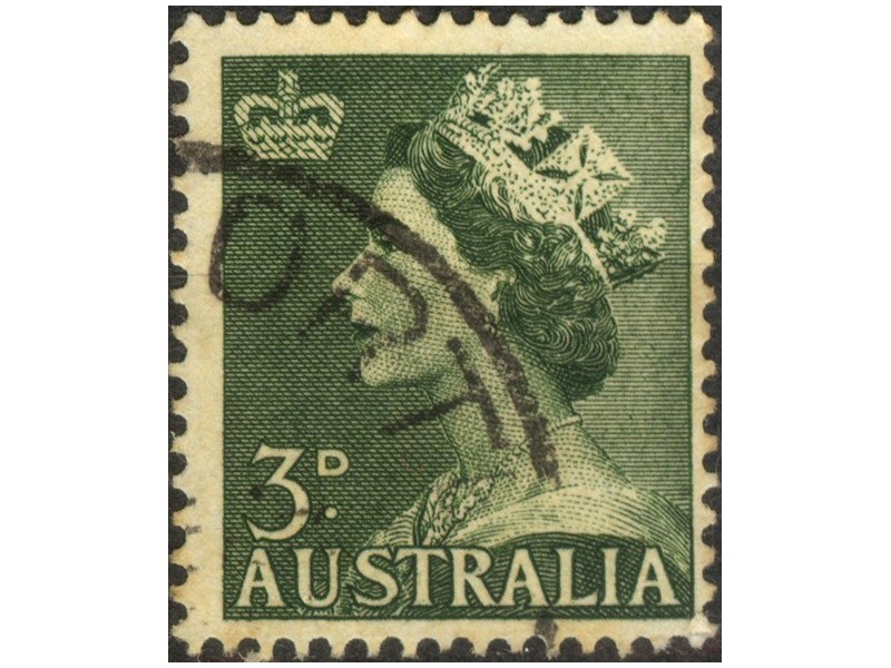 kt594k, 17. jun.1953. Australia Mi236(-o-)1/3