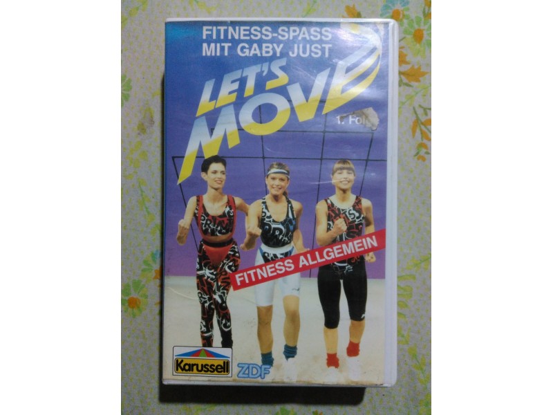 Fitness spass mit Gaby Just, Lets move, VHS