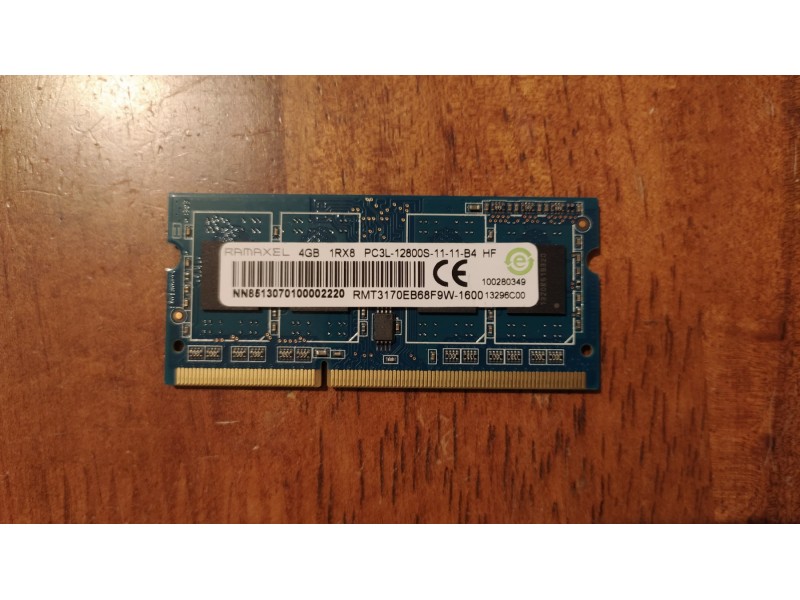 Ram memorija BR2 DDR3 Ramaxel 4GB , 1600Mhz , PC3L