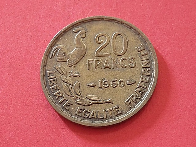 Francuska  - 20 francs 1950 god