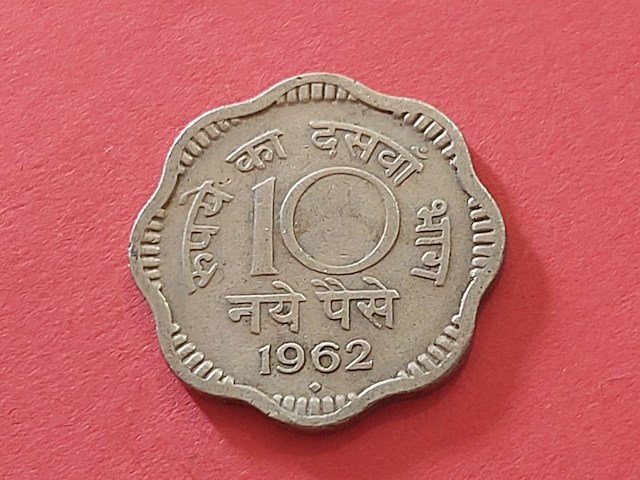 Indija  - 10 paisa 1962 god