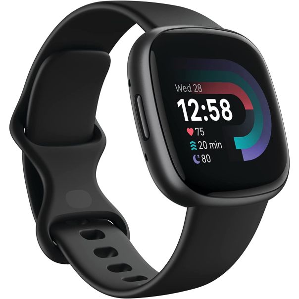 FITBIT Pametni sat Versa 4, crna