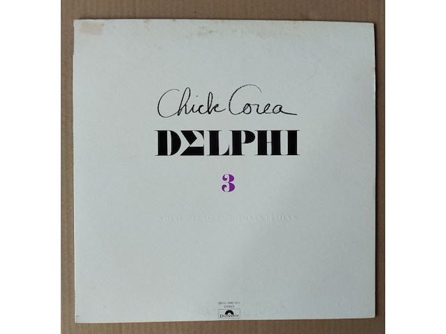 Chick Corea  - Delphi 3 Solo (LP JAPAN)