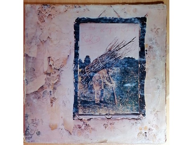 LP LED ZEPPELIN - IV album (1982) 2. pressing, G/G+