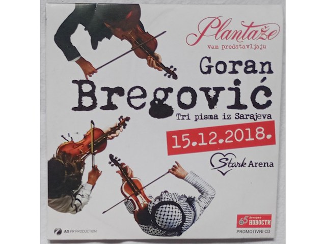 GORAN BREGOVIC - TRI PISMA IZ SARAJEVA (Promo)