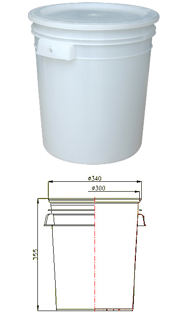 Kanta za med od polipropilena 20 lit / 25 kg ZLATARPLAST