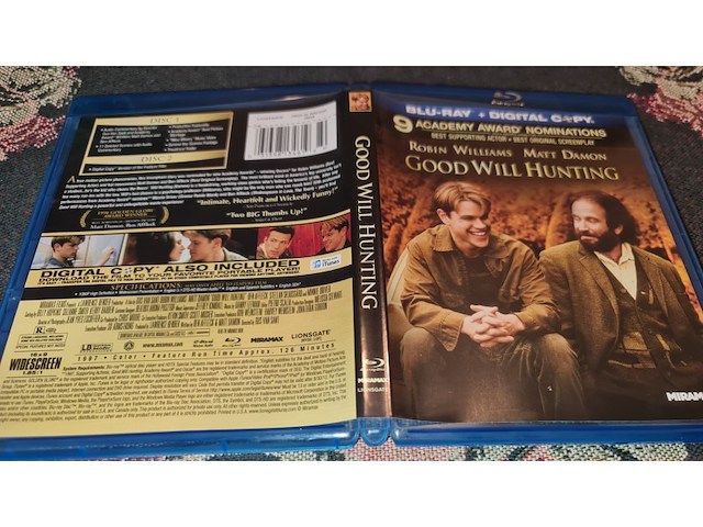 Good Will Hunting Blu-ray + digital copy (for iTunes)