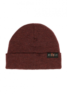 Diablo IV A New Threat Beanie Dark Red