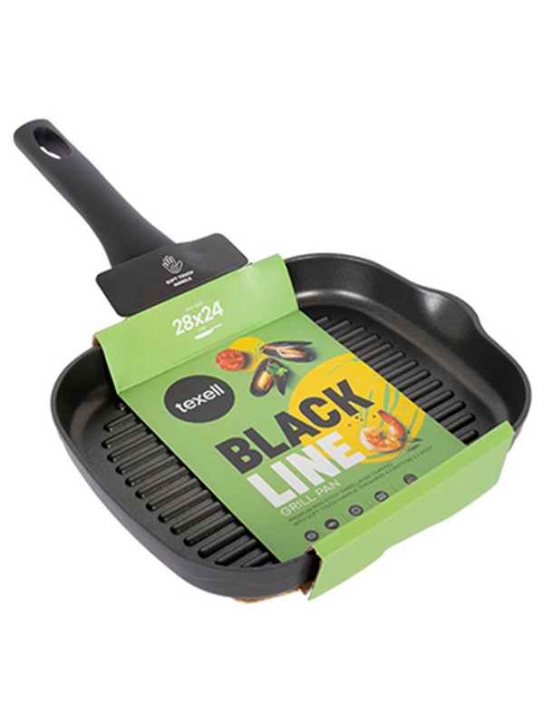 Tiganj Grill Texell Black Line 28×24 cm TPBL-G28