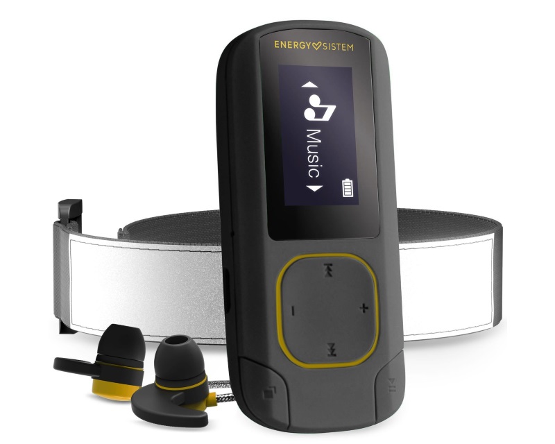 MP3 16GB Clip Bluetooth Sport Amber player žuti