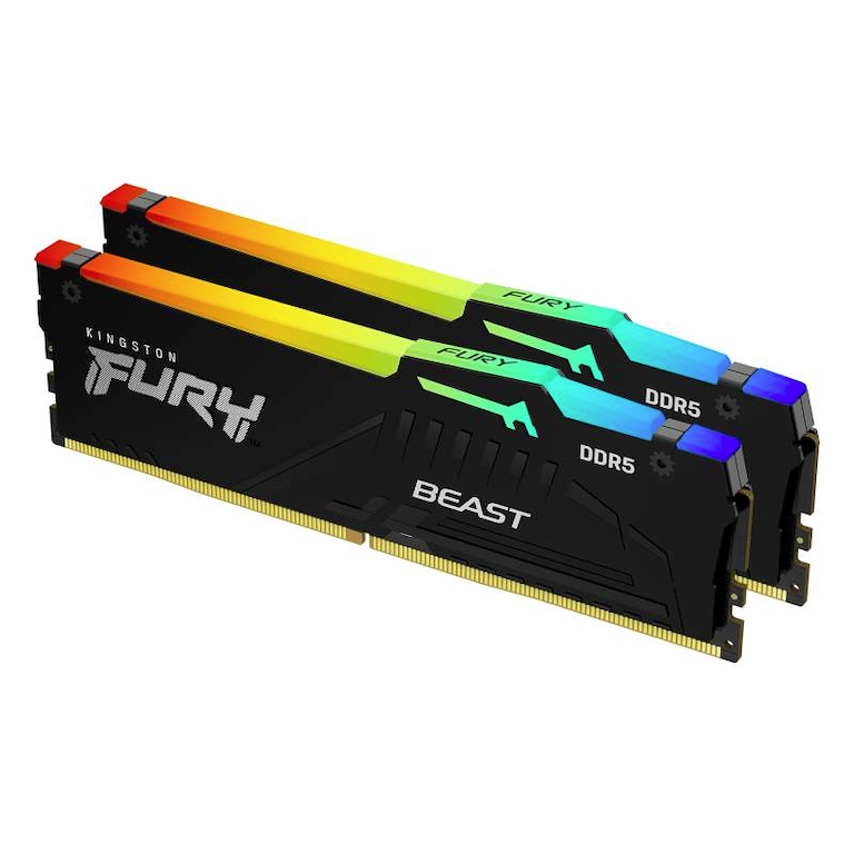DIMM DDR5 64GB (2x32GB kit) 6000MT/s KF560C40BBAK2-64 Fury Beast RGB