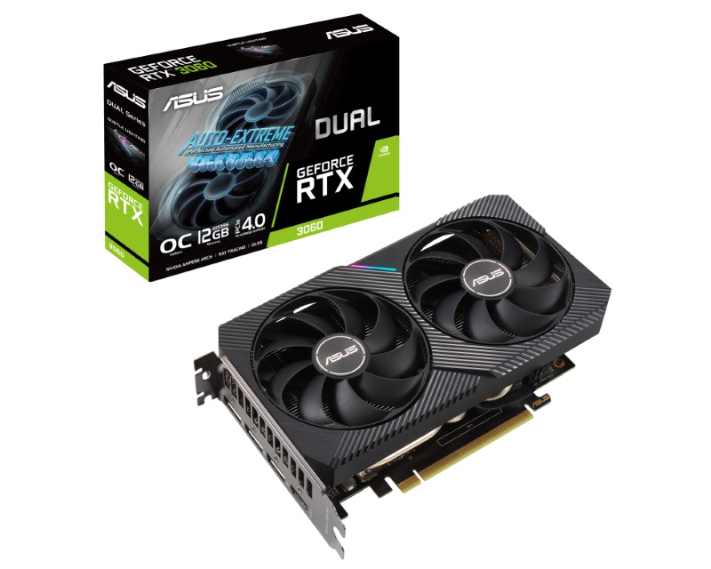 nVidia GeForce RTX 3060 12GB 192bit DUAL-RTX3060-O12G-V2 LHR