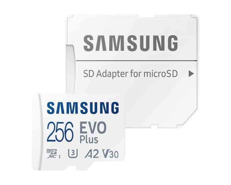 EVO PLUS MicroSD Card 256GB class 10 + Adapter MB-MC256KA