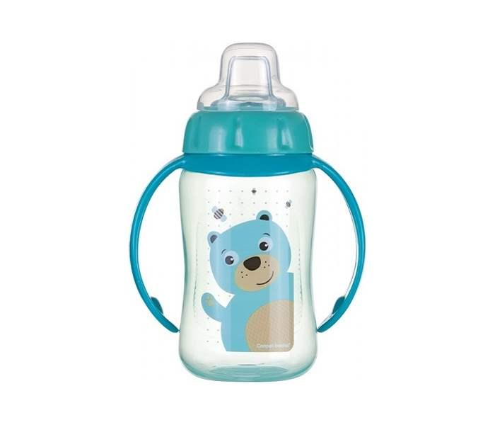 Canpol Baby flašica/šolja sa kljunom I ruckama 56/512 „Happy animals – training“ 320ml – bear