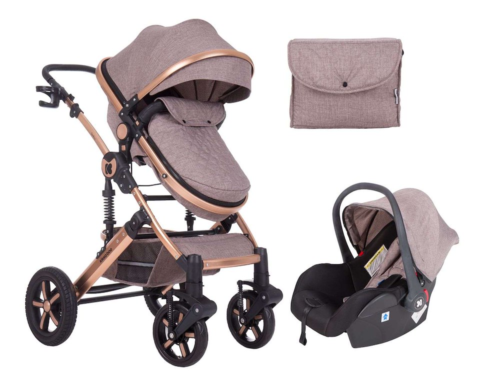 Kikka Boo kolica DARLING beige set 2in1 sa autosedištem