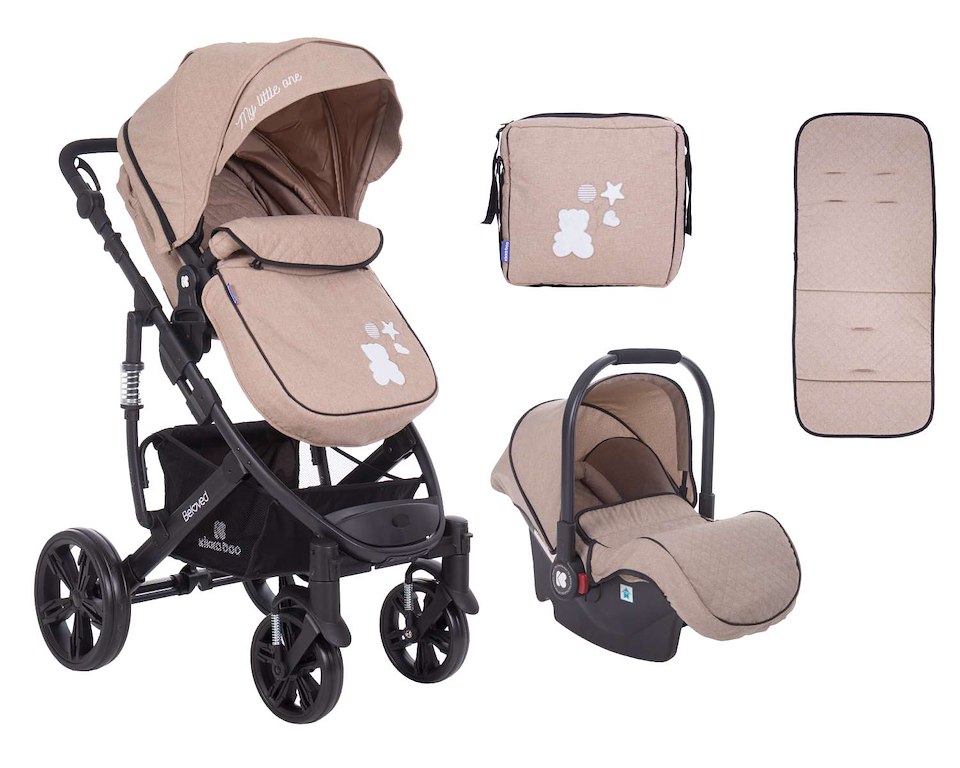 Kikka Boo kolica BELOVED beige set 2in1 sa autosedištem