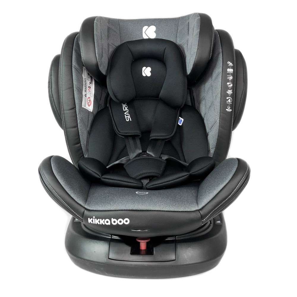 Kikka Boo autosedište 0-1-2-3 (0-36 kg) STARK ISOFIX dark grey