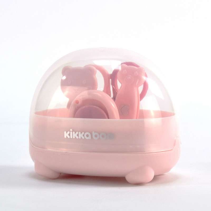 Kikka Boo manikir set za bebe 4 dela Bear pink